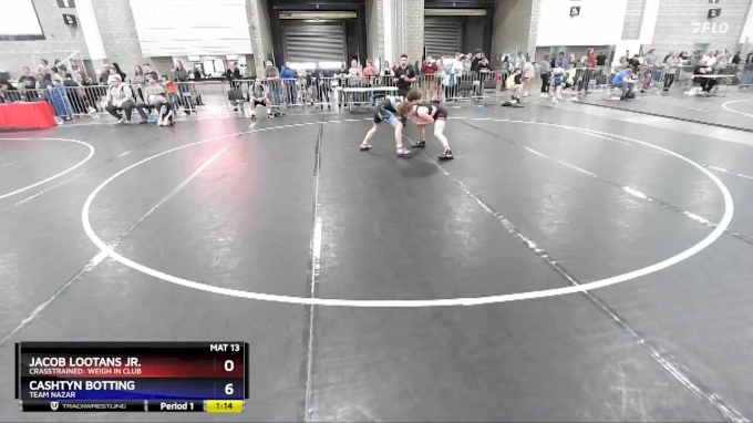 132 lbs Semifinal - Jacob Lootans Jr., CrassTrained: Weigh In Club vs ...