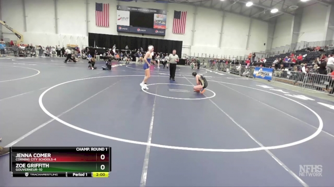 138 lbs Champ. Round 1 - Zoe Griffith, Gouverneur-10 vs Jenna Comer ...