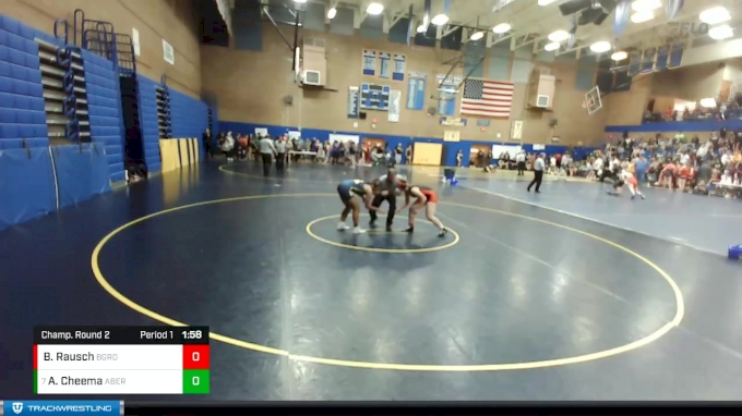 155lbs Champ. Round 2 - Aman Cheema, Aberdeen (Girls) vs Brooke Rausch ...