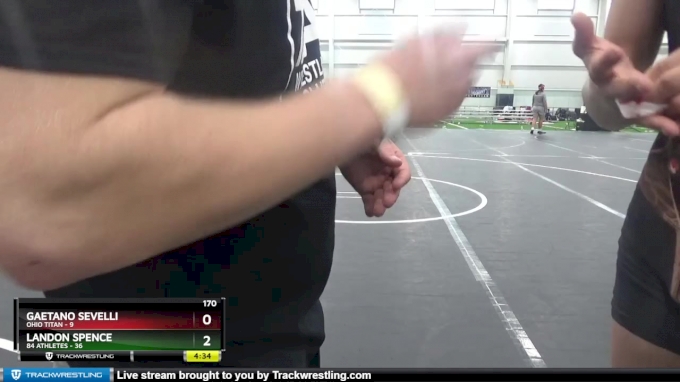 170 lbs Round 5 (10 Team) - Gaetano Sevelli, Ohio Titan vs Landon ...