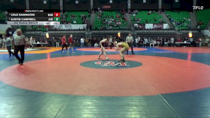 6A 165 lbs 1st Place Match - Cruz Rainwater, Mortimer Jordan HS vs ...