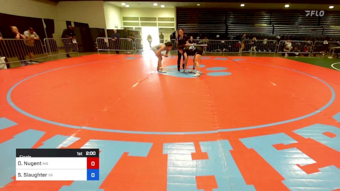 132 lbs Final - Daniella Nugent, MA vs Sophia Slaughter, VA