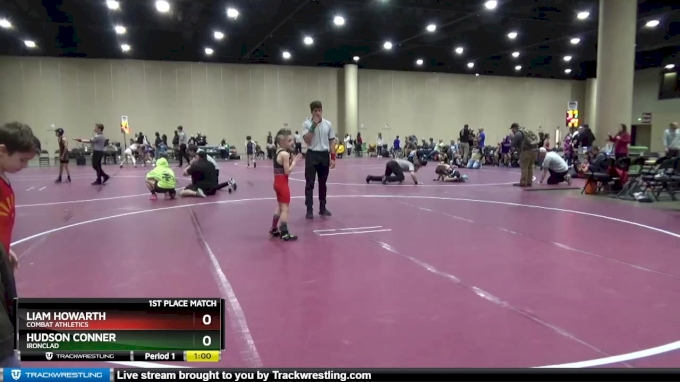 50+55 1st Place Match - Liam Howarth, Combat Athletics vs Hudson Conner ...