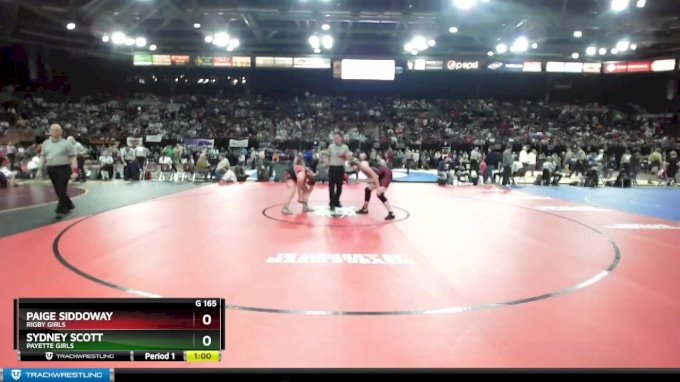 G 165 lbs Cons. Round 1 - Sydney Scott, Payette Girls vs Paige Siddoway ...
