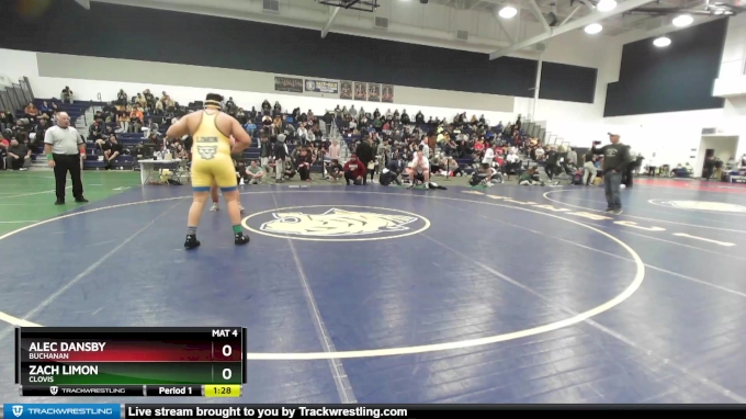 285 lbs Semifinal - Zach Limon, Clovis vs Alec Dansby, Buchanan