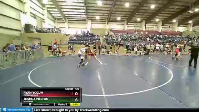 120 lbs Cons. Round 2 - Ryan Yocum, Pennsylvania vs Joshua Melton, Montana