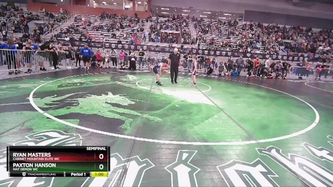 59 lbs Semifinal - Paxton Hanson, Mat Demon WC vs Ryan Masters, Cabinet ...