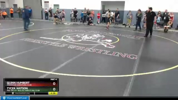 82 lbs Final - Tycer Watson, MID-VALLEY WOLVES WRESTLING CLUB vs Quinn ...