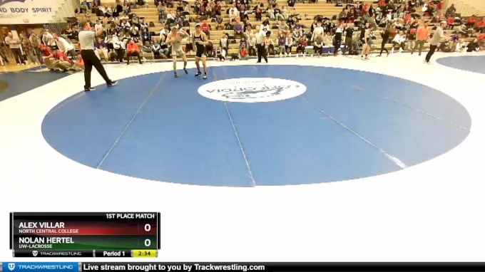 157 lbs 1st Place Match - Nolan Hertel, UW-LaCrosse vs Alex Villar ...