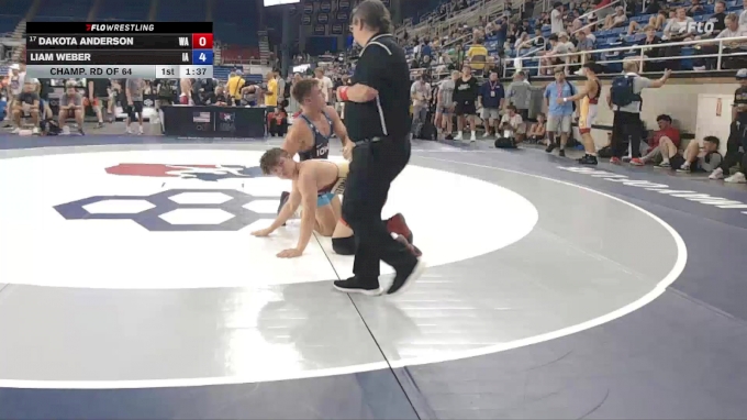 157 lbs Champ. Rd Of 64 - Dakota Anderson, WA vs Liam Weber, IA