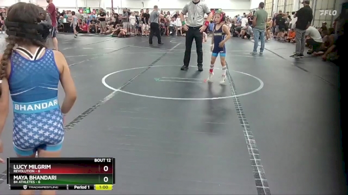 48 lbs Round 4 (6 Team) - Lucy Milgrim, Revolution vs Maya Bhandari, 84 ...