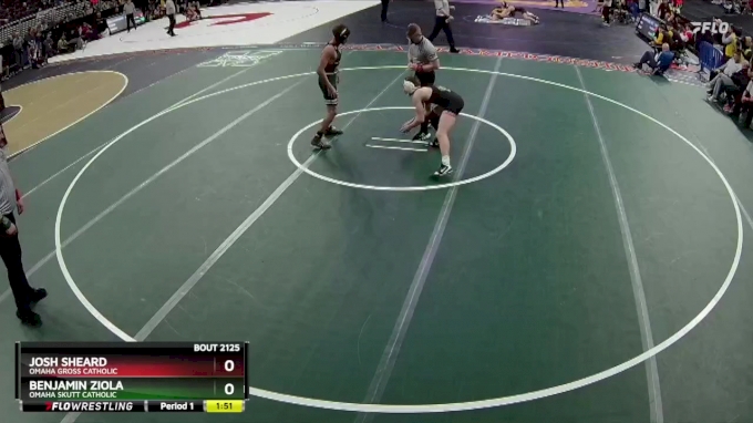 Quarterfinal - Benjamin Ziola, Omaha Skutt Catholic vs Josh Sheard ...