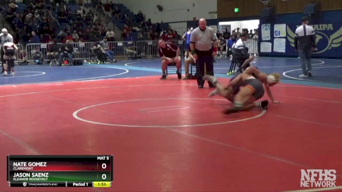 113 lbs Champ. Round 2 - Nate Gomez, Claremont vs Jason Saenz, Eleanor ... 113 lbs Champ. Round 2 - Nate Gomez, Claremont vs Jason Saenz, Eleanor ...
