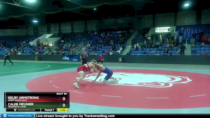157 lbs Cons. Round 2 - Kelby Armstrong, Minot State (N.D.) vs Caleb ...