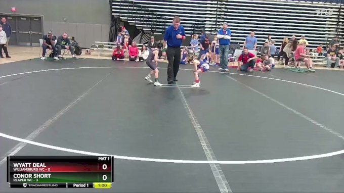 44 lbs Round 1 (4 Team) - Wyatt Deal, Williamsburg WC vs Conor Short ...