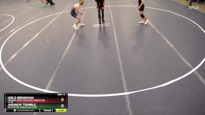 132 lbs Champ. Round 2 - Andrew Trimble, Rochester Wrestling Club vs ...