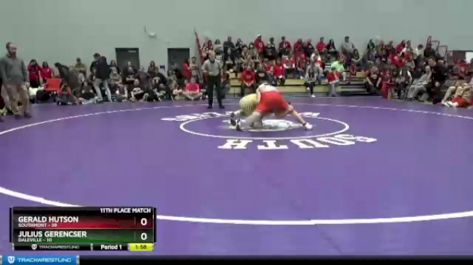 138 lbs Placement (16 Team) - Julius Gerencser, Daleville vs Gerald ...