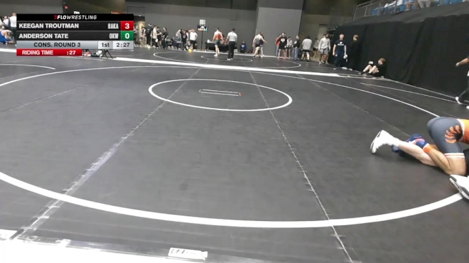 165 lbs Cons. Round 3 - Keegan Troutman, Baker (Kan.) vs Anderson Tate, Oklahoma Wesleyan