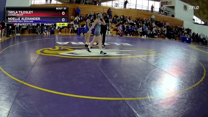 145 lbs Quarterfinal - Noelle Alexander, Western New England vs Tayla ...