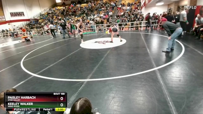 130 lbs Champ. Round 2 - Paisley Harbach, Star Valley vs Keeley Walker ...