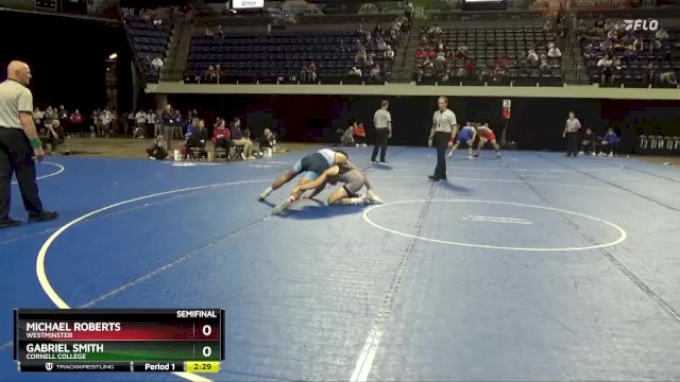 157 lbs Semifinal - Michael Roberts, Westminster vs Gabriel Smith ...