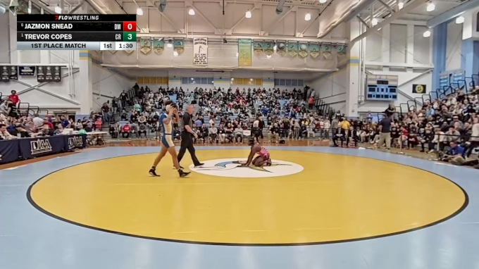 138 lbs 1st Place Match - Trevor Copes, Caesar Rodney H S vs Jazmon ...