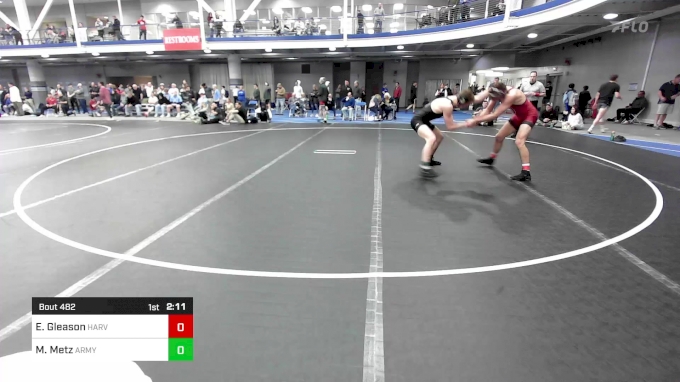 157 lbs Round Of 16 - Evan Gleason, Harvard vs Mark Metz, Army-West Point