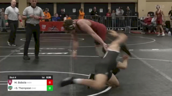 165 lbs Rd Of 64 - Michael Bobola, Harvard vs Garrett Thompson, Ohio