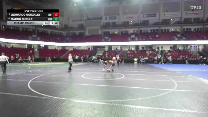 132 lbs Champ. Round 1 - Martin Gurule, Ridgevue vs Leonardo Gonzalez ...