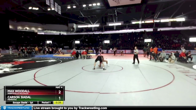 138 lbs Cons. Round 4 - Max Woodall, Marysville Pilchuck vs Carson ...