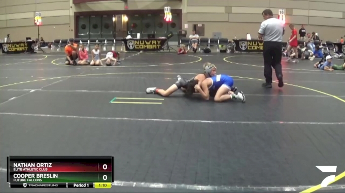 90 lbs 3rd Place Match - Nathan Ortiz, Elite Athletic Club vs Cooper Breslin, Future Falcons