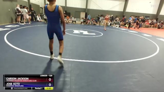 126 lbs Semifinal - Carson Jackson, Thunder Mountain Wrestling Club vs ...