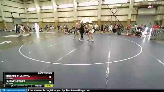 195 lbs Quarterfinal - Robert Plympton, Oregon vs Shane Hepner, Nevada