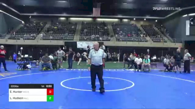 220 lbs Consi Of 4 - Elijah Hunter, Mechanicsvlle vs Lucas Hudson ...