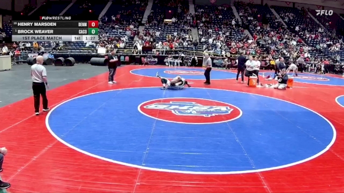 157-6A 1st Place Match - Brock Weaver, Camden County vs Henry Marsden ...
