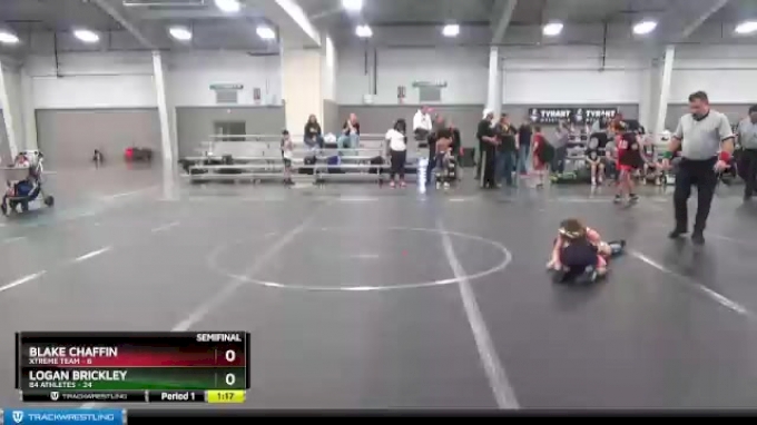 68 lbs Semis (4 Team) - Blake Chaffin, Xtreme Team vs Logan Brickley ...