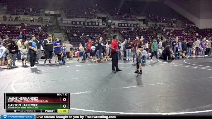 52-55 lbs Round 1 - Jaime Hernandez, Fort Lupton Metro Wrestling Club ...