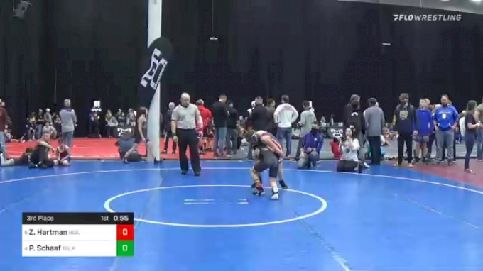 75 lbs 3rd Place - Zander Hartman, Boiling Springs vs Paul Schaaf ...