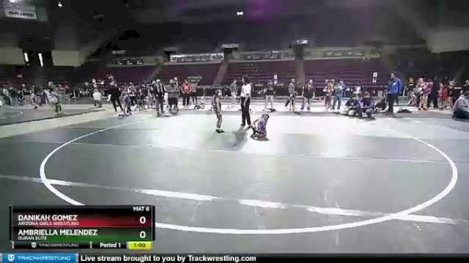 41 lbs Round 2 - Danikah Gomez, Arizona Girls Wrestling vs Ambriella ...