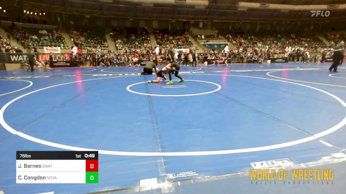 76 lbs Consi Of 16 #2 - Jace Barnes, SWAT vs Chase Congdon, Nova ...