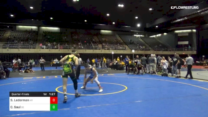 140 lbs Quarterfinal - Sam Lederman, Nr vs Corbin Saul, De