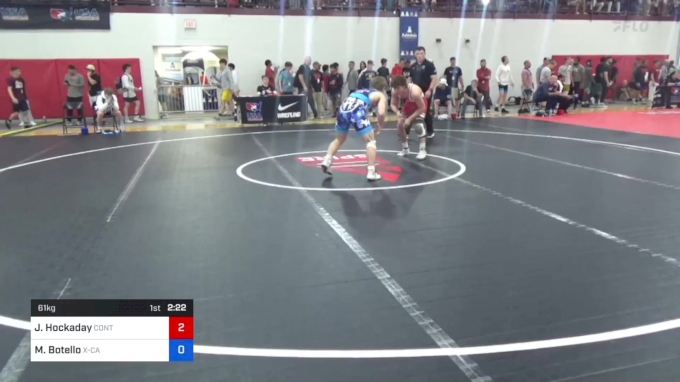 61 kg Consi Of 8 #2 - Jake Hockaday, Contenders Wrestling Academy vs ...