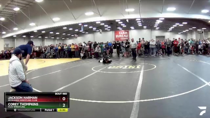 67 lbs Cons. Round 7 - Corey Thompkins, Flex Wrestling vs Jackson ...