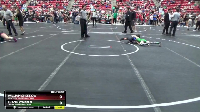 61 lbs Round 1 - Frank Warren, Derby Wrestling Club vs William Sherrow ...