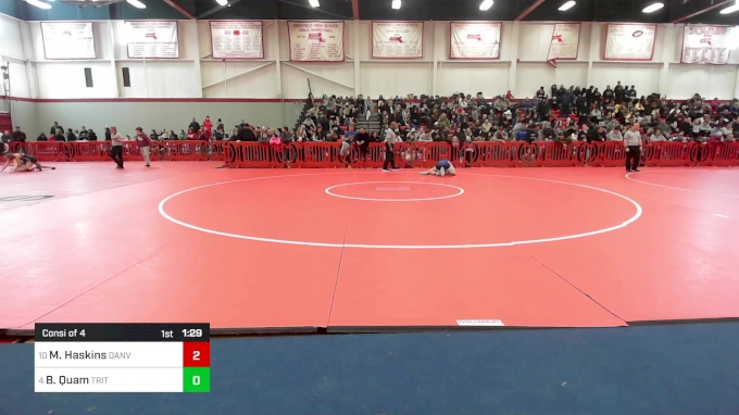 138 lbs Consi Of 4 - Mark Haskins, Danvers vs Brian Quam, Triton