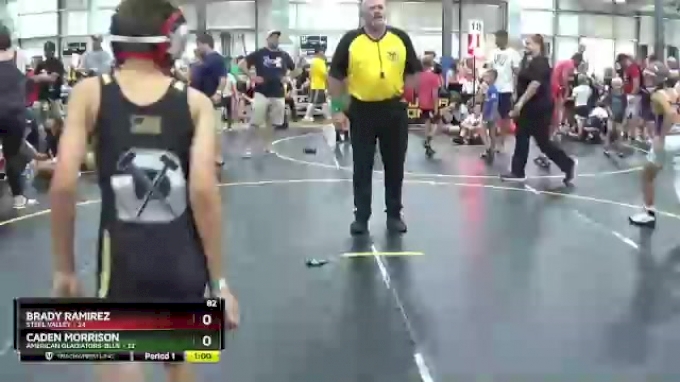 82 lbs Round 3 (6 Team) - Jordan Carringer, Steel Valley vs Jaxson ...
