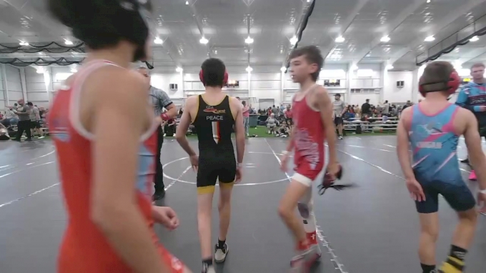 80 lbs Round 3 (10 Team) - Niko Johnson, Capital City WC vs Gabe Peace ...