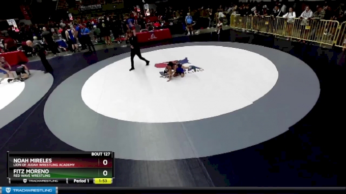 45 lbs Round 1 - Noah Mireles, Lion Of Judah Wrestling Academy vs Fitz ...