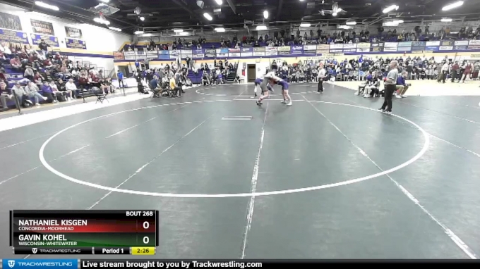 184 lbs Cons. Round 5 - Nathaniel Kisgen, Concordia-Moorhead vs Gavin ...