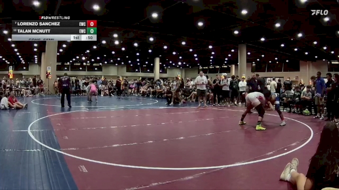 157 lbs Cons. Semi - Lorenzo Sanchez, Elevation Wrestling Club vs Talan ...